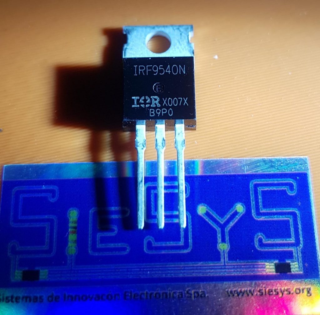 MOSFET IRF9540 – Sistemas de Innovación Electrónica Spa.